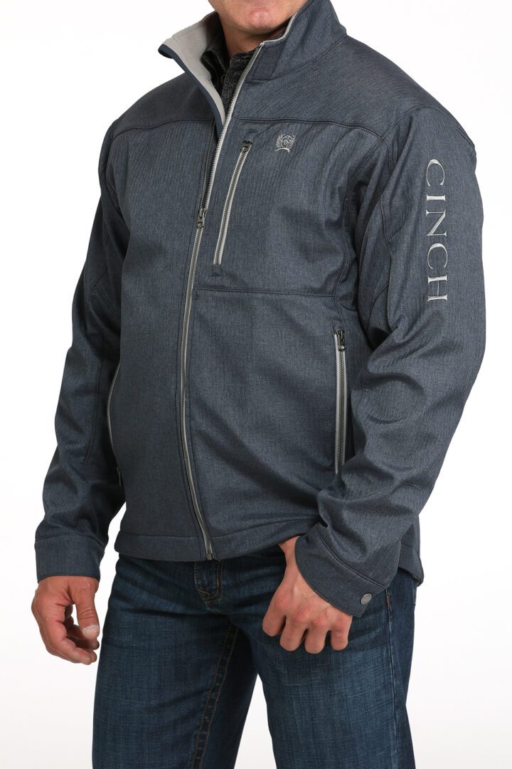 Cinch Men's Bonded Jacket- Navy - Cattlemens Western Wear